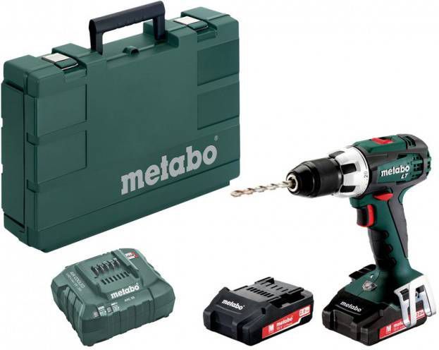 Metabo BS 18 LT Compact 18V Li-Ion accu boor-/schroefmachine set (2x 2 ...