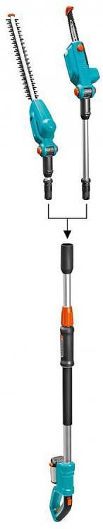 Gardena TCS Li 18/20 / THS Li 18/42 18V Li-Ion accu ...